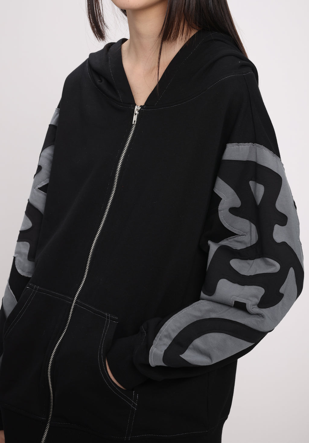 ORACLE EMB ON FRENCH TERRY JACKET – Vivienne Tam Store