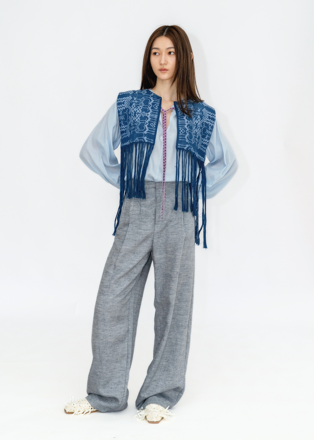 FINE TWILL BLOUSE – Vivienne Tam Store