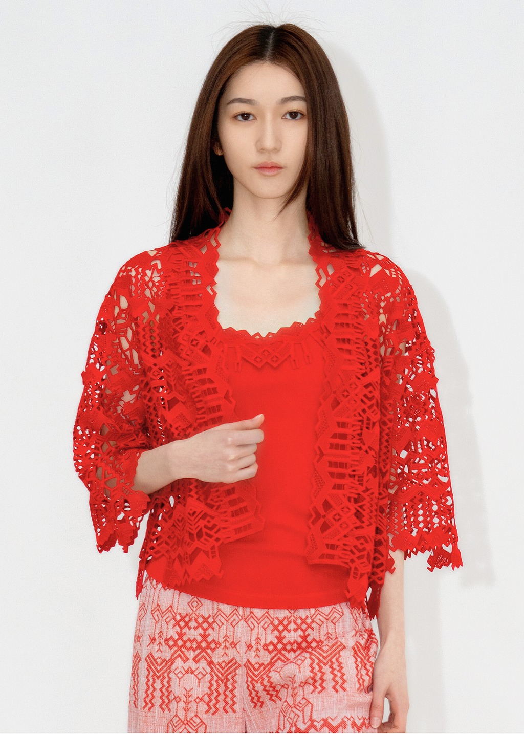 DEER LACE CARDIGAN – Vivienne Tam Store